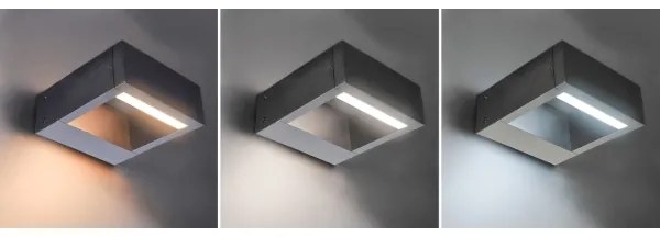 Brilagi - LED Venkovní svítidlo RAGUSA LED/7W/230V 3000/4000/6000K antracit IP54