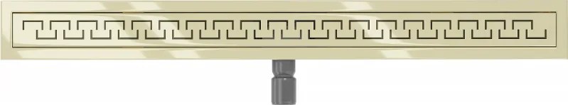 Mexen Flat M15 nerezový sprchový žlab 100 cm, zlatá, 1524100-15