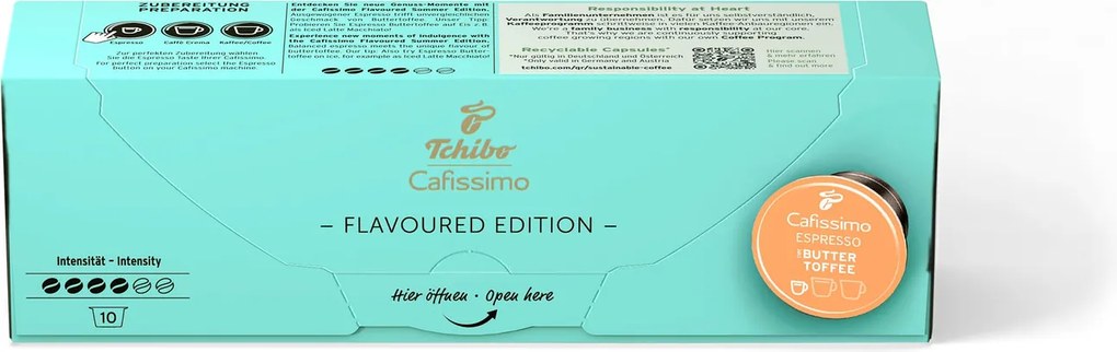 Cafissimo Flavoured Espresso - Buttertoffee 10 kapslí - Intenzita: 4/6