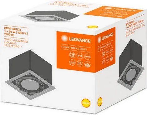 LED podhledové svítidlo LEDVANCE Spot SP MULTI 1x30W/3000K FL WT/BK teplá bílá