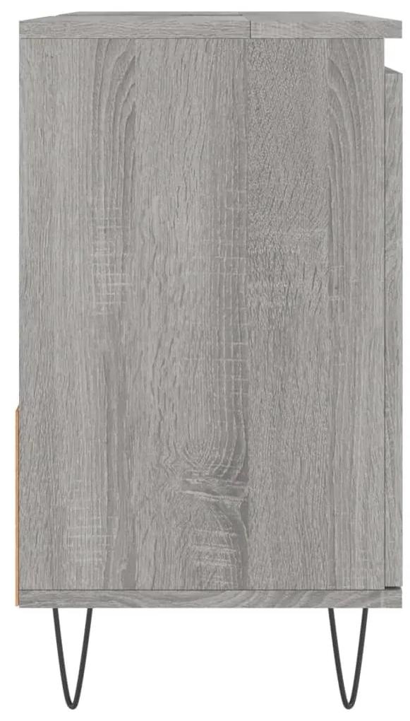 Koupelnová skříňka šedá sonoma 65 x 33 x 60 cm kompozitní dřevo