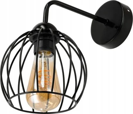 Nástěnná lampa 1x E27 LOFT edison LED nad zrcadlem drátěná koule