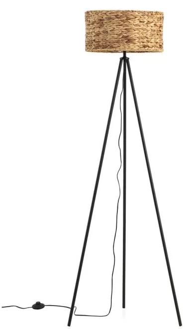 Stojací lampa v přírodní barvě se stínidlem z juty (výška 156 cm) Phillipe – Geese