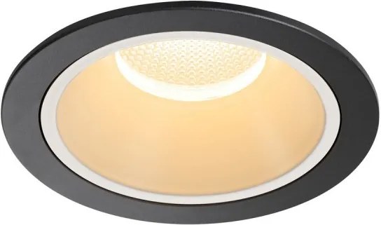 NUMINOS® DL XL vnitřní LED zápustné stropní svítidlo černá/bílá 3000 K 55° - BIG WHITE