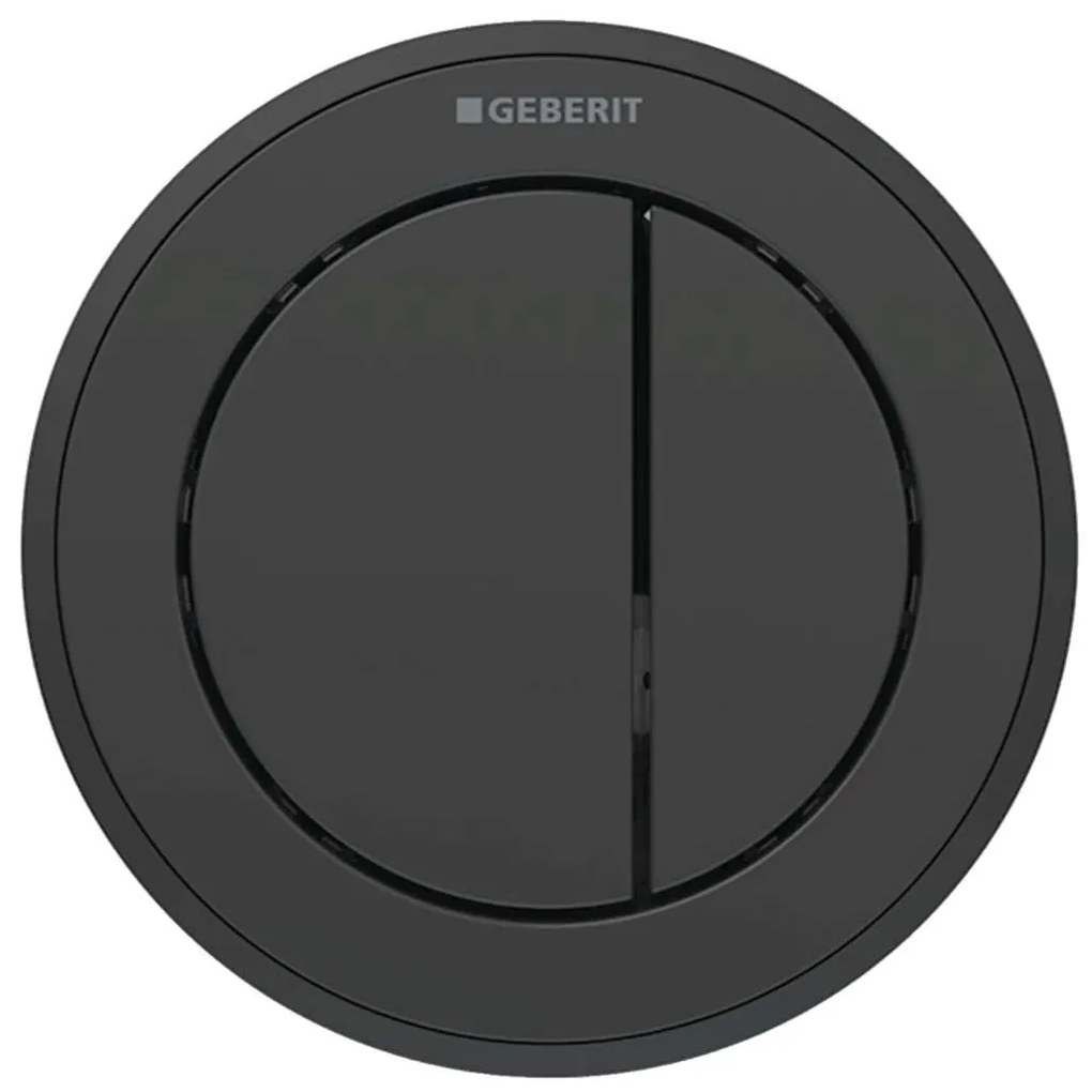 Geberit - Oddálené ovládání typ 10, pneumatické, pro 2 množství splachování, černá 116.057.DW.1