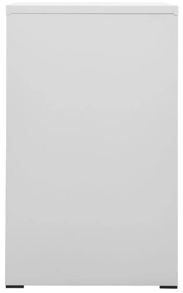 Kancelářská skříň světle šedá 46 x 62 x 102,5 cm ocel,  20123