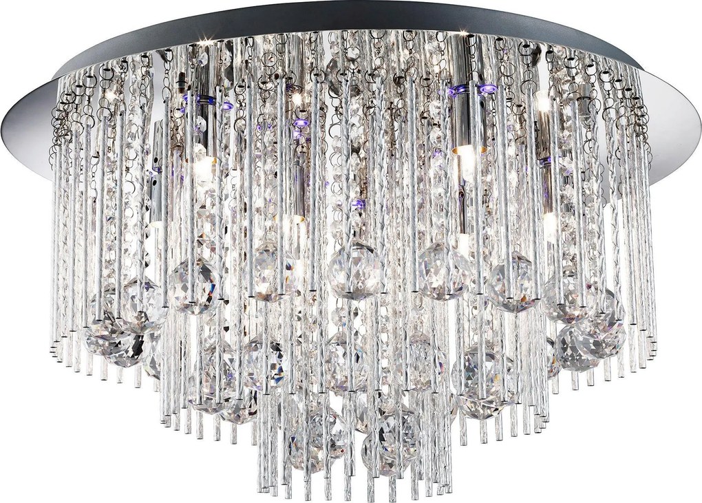 XXXLutz STROPNÍ LED SVÍTIDLO, 55/30.5/55 cm - Stropní svítidla - 003187035101