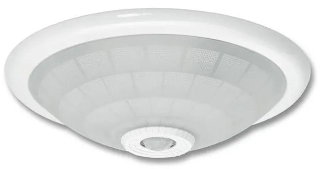 Ecolite WHST78-BI - Stropní svítidlo s PIR senzorem VERA 2xE27/60W/230V