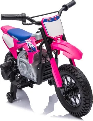 Elektrická motorka HONDA CFR450R růžová