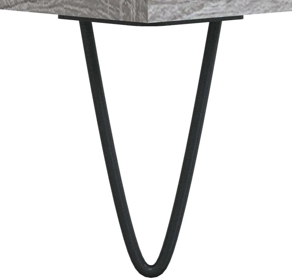 vidaXL Skříňka na LP desky 100x38x48 cm kompozitní dřevo [831754] Barva: Betonová šedá