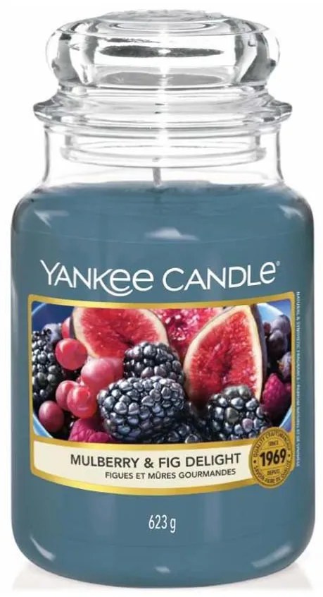 Yankee Candle - vonná svíčka Mulberry & Fig Delight (Lahodné moruše a fíky) 623g