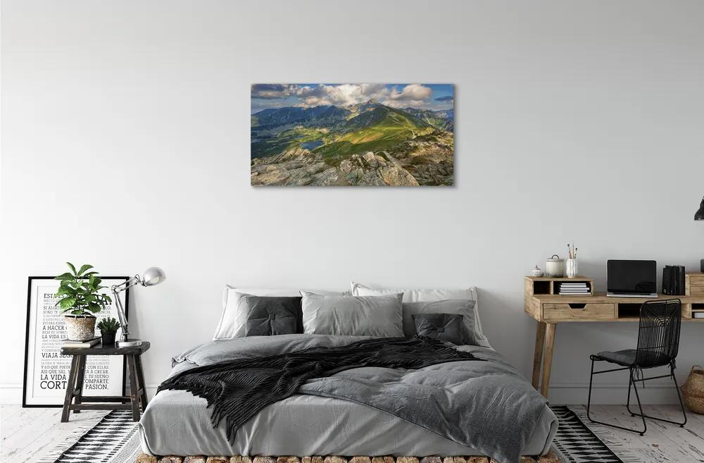 Obrazy na plátně jezírka salašnický 140x70 cm