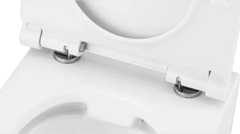 UPTrend Závěsný WC komplet bez příruby CORONA TR2197 včetně Soft-Close sedátka, bílá lesk