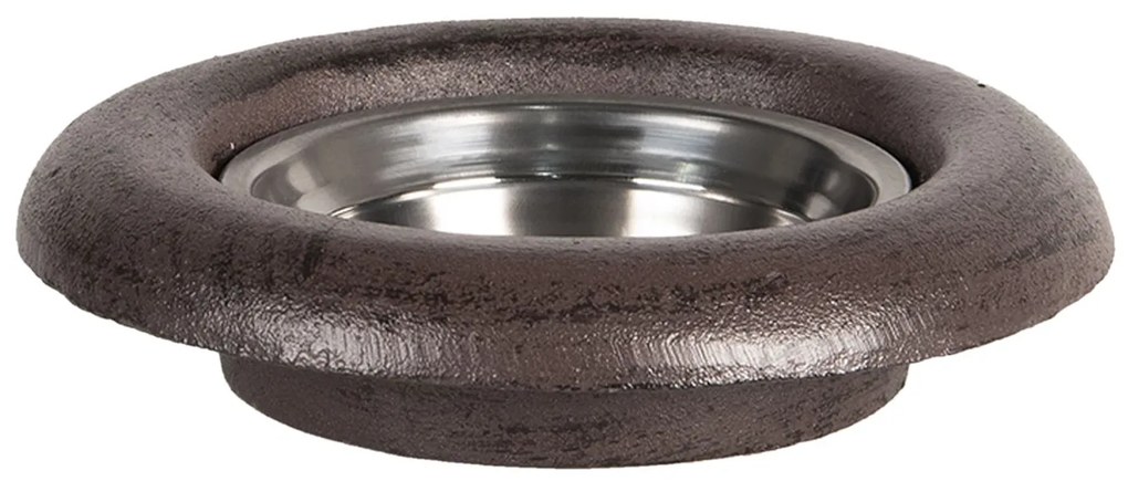 Miska v kovovém kruhovém stojanu - Ø 22*5 cm