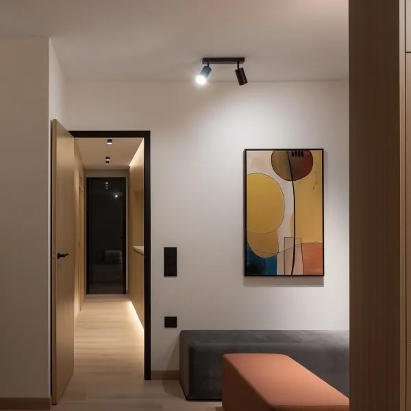 Brilagi - LED RGBW Stmívatelné bodové svítidlo SELE 2xGU10/4,8W/230V černá/zlatá