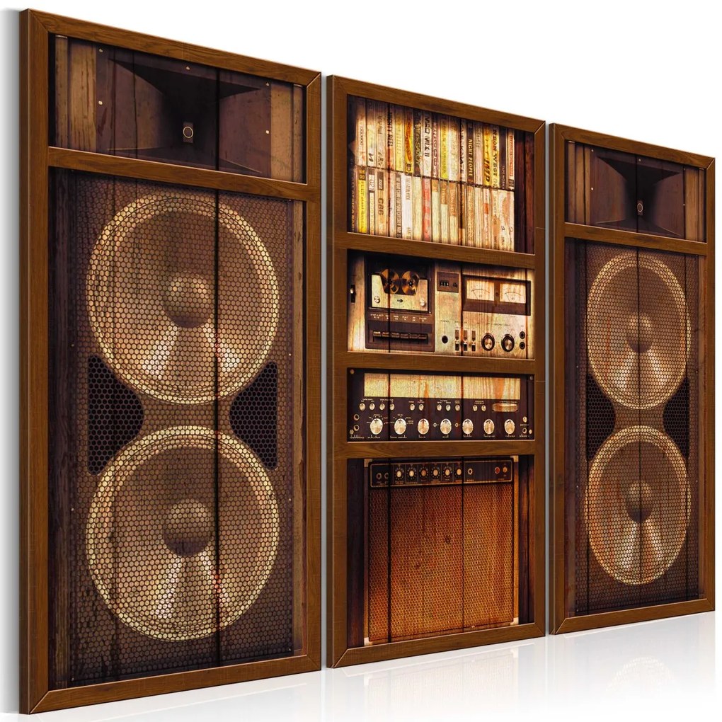 Murando DeLuxe Vintage rádio Velikost: 90x60 cm