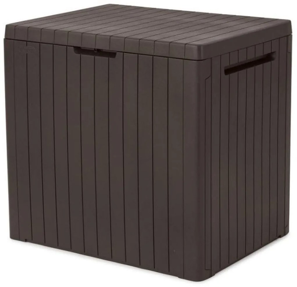 KETER CITY BOX 113L Zahradní úložný box 57,8 x 44 x 55 cm, hnědý 17208324