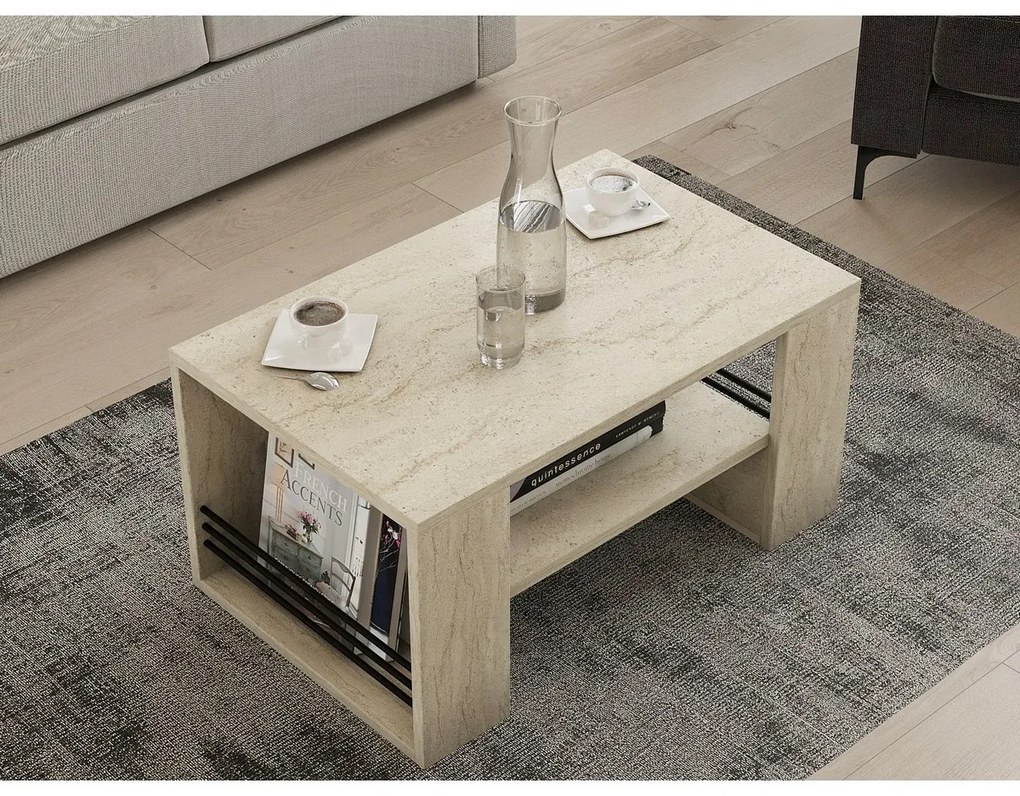 Konferenční stolek Iris Travertine