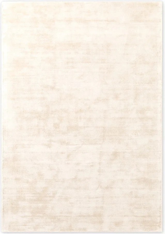 Slonovinový ručně tkaný koberec z viskózy 80x150 cm Noemi – Vikosa