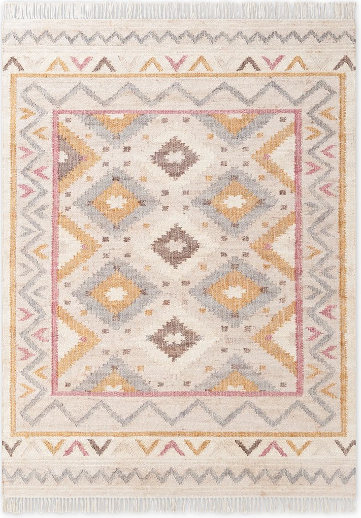 ELLE Decoration, Kusový koberec Imani 106261 Cream/Multi z kolekce Elle, 120x170, vícebarevná, kuchyně