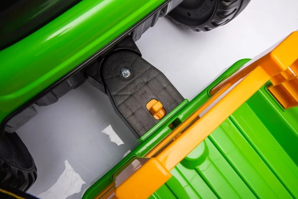 LEAN CARS Akumulátorový traktor BBH-030, zelený