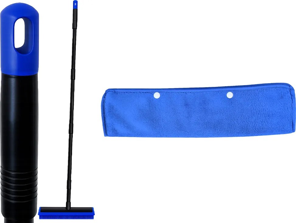 Verk Group Gumovo-silikonový smeták s kovovou rukojetí 120 cm