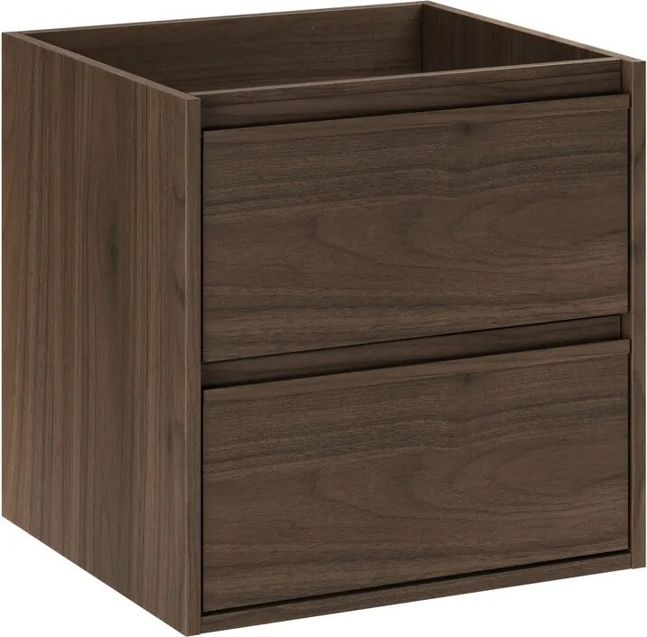 Závěsná skříňka pod umyvadlo Villa 50 cm ořech