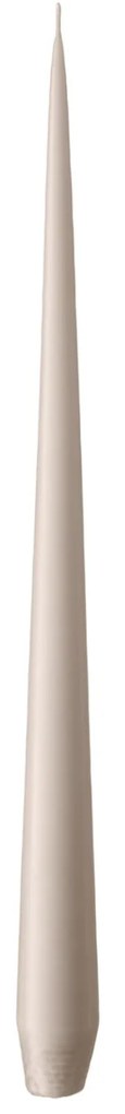 ester & erik Svíčka Taper 32 cm – 22 Linen Grey Set 2 ks, béžová barva, vosk