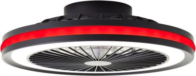 Brilliant G99280/06 Stmívatelné LED svítidlo PALMERO & reverzní VENTILÁTOR + funkce LED