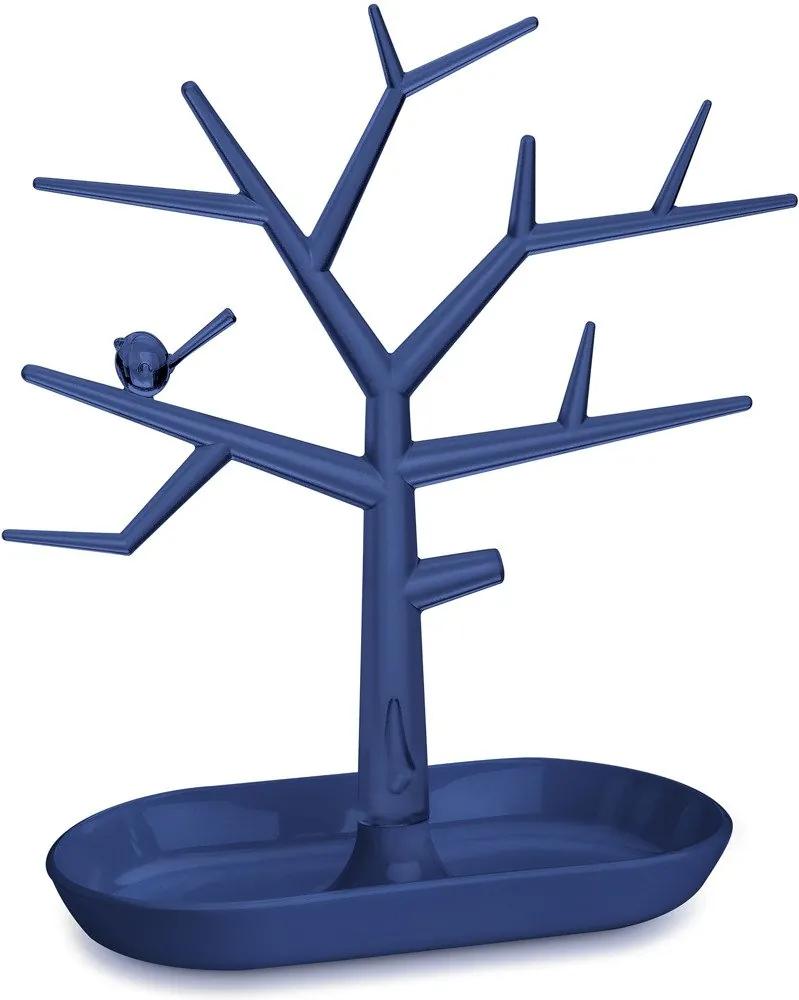Stromeček na šperky Pi:p,velikost M - barva modrá, KOZIOL
