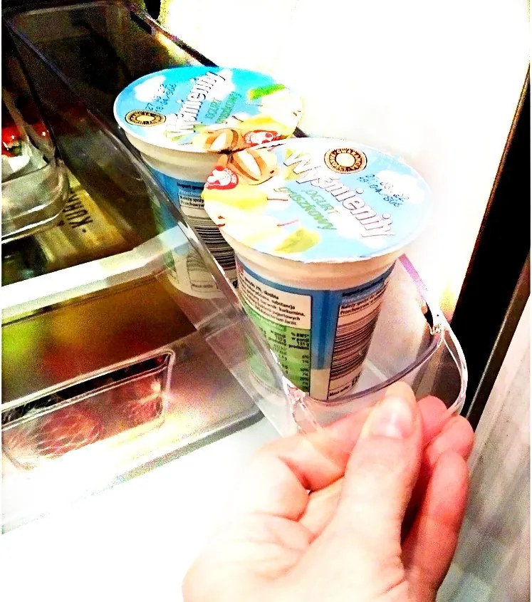 5Five® Organizér do lednice / do zásuvky, transparentní plast FRIGO, M - 32x15x8