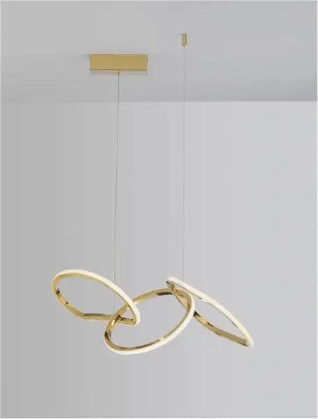 LED lustr Girish 82 zlaté