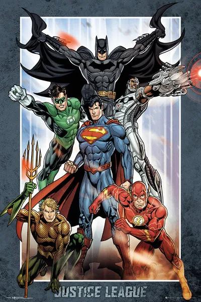 Plakát, Obraz - DC Comics - Justice League Group, (61 x 91,5 cm)
