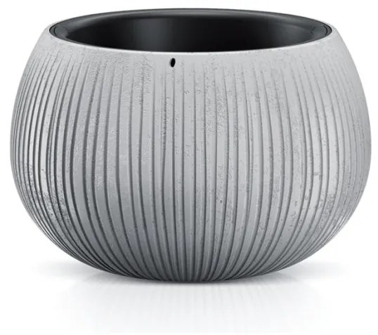 PROSPERPLAST Květináč - BETON BOWL Průměr: 29 cm, Barva: beton