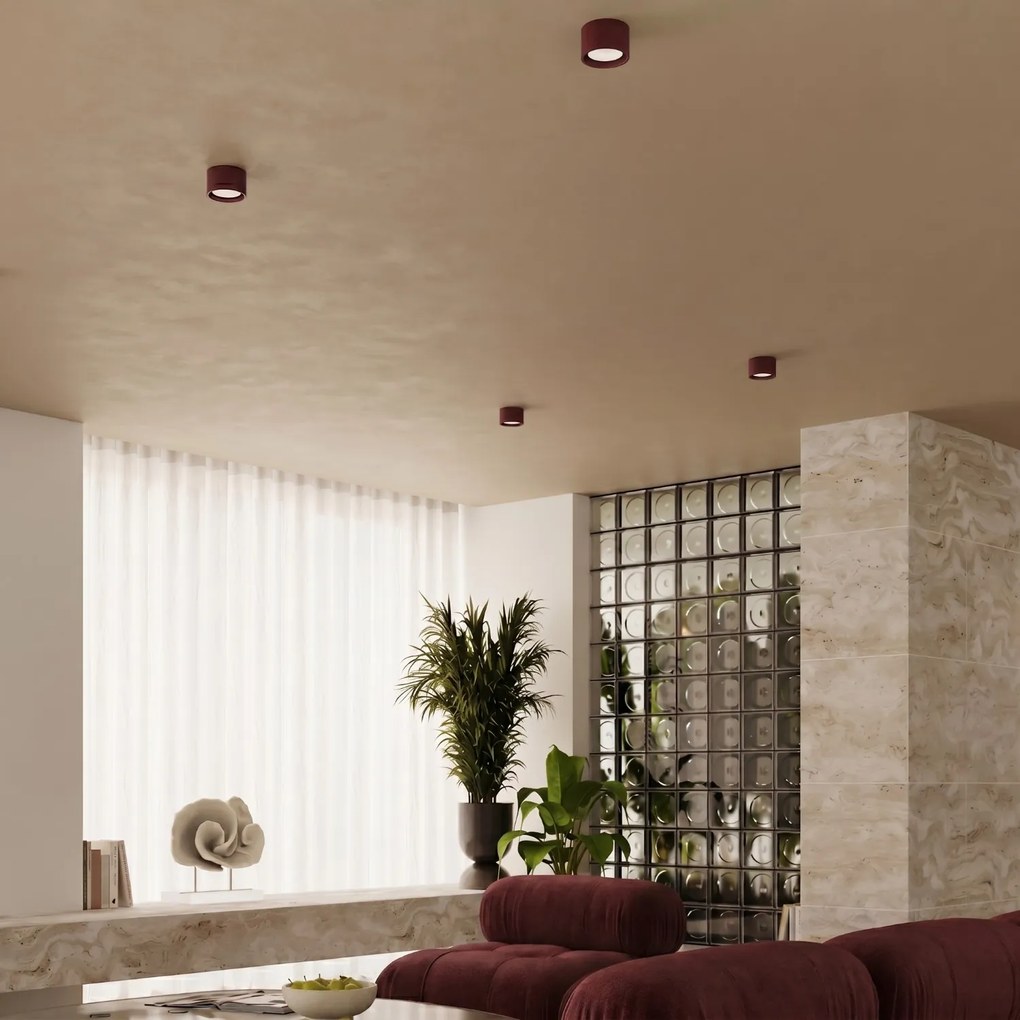 Sollux Lighting Stropní svítidlo MODO 1 bordó GX53