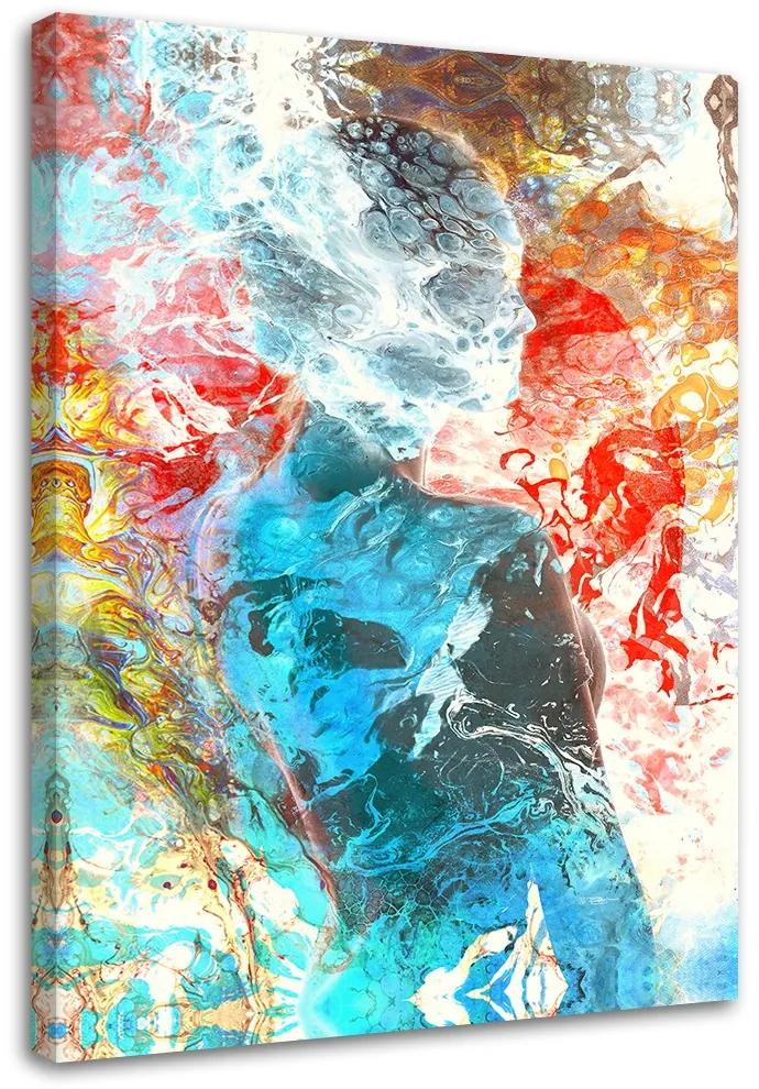 Gario Obraz na plátně Barevná postava - Barrett Biggers Rozměry: 40 x 60 cm