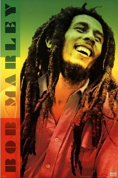Plechová cedule Bob Marley Velikost: A4 (30 x 20 cm)