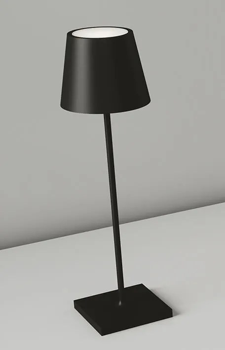 Svítidla Faneurope Venkovní nabíjecí LED lampa s IP54 - černá barva