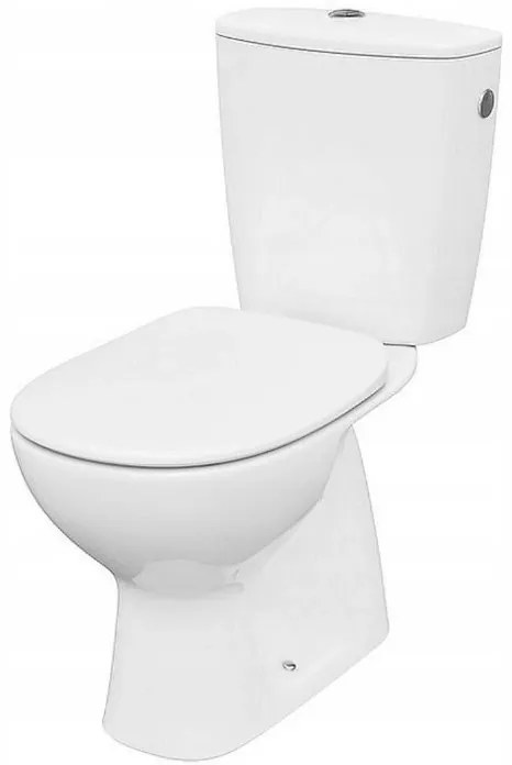 Cersanit ARTECO - WC kombi + antibakteriální sedátko s funkcí pomalého zavírání, vertikální odpad, K667-075