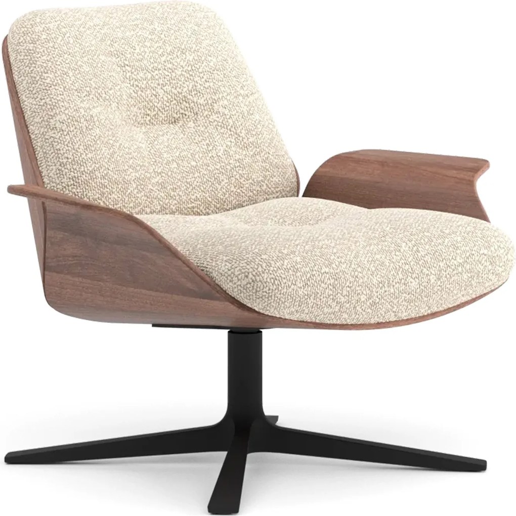 Prostoria designová křesla Rei Easy Armchair Swivel Base Low Back