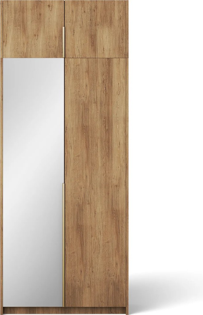 ADRK Furniture Alera II s nástavcem Skříň s otočnými dveřmi ADRK-W-ALER-100-AG
