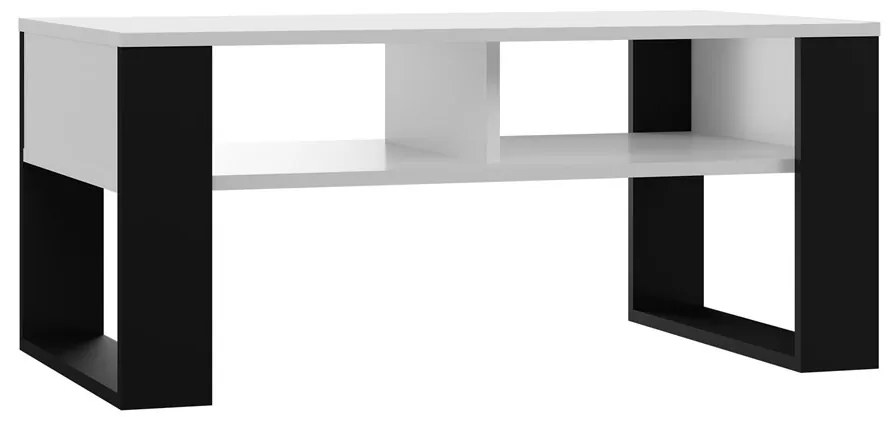 Konferenční stolek Lawa MODERN 2P bílý/černý