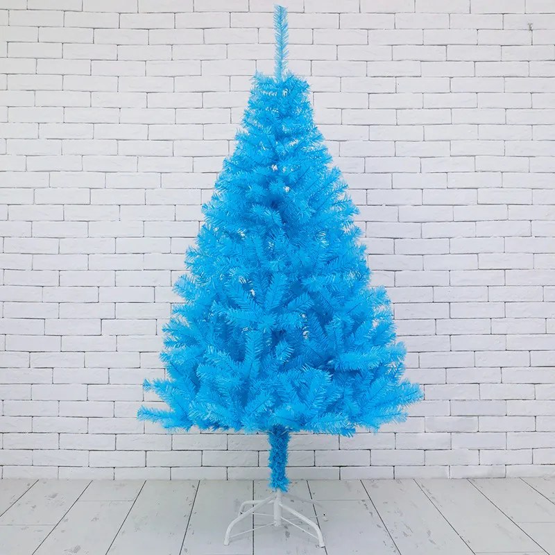 Modrý umělý vánoční stromek, 120cm 230 větví
