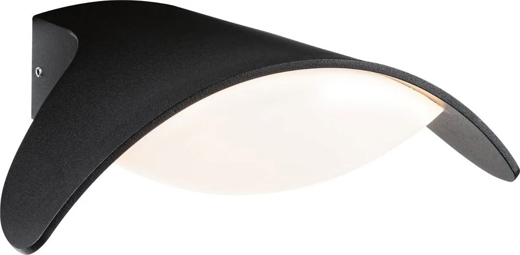 P 94765 LED venkovní nástěnné svítidlo Mesana IP44 240x165mm 3000K 12W 230V antracit hliník - PAULMANN