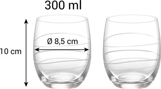 TESCOMA Sklenice UNO VINO Vista 300 ml, 2 ks