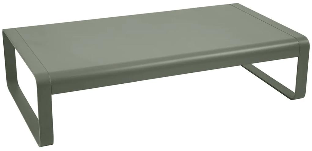 OnaDnes -20% Šedozelený hliníkový zahradní konferenční stolek Fermob Bellevie 138 x 80 cm