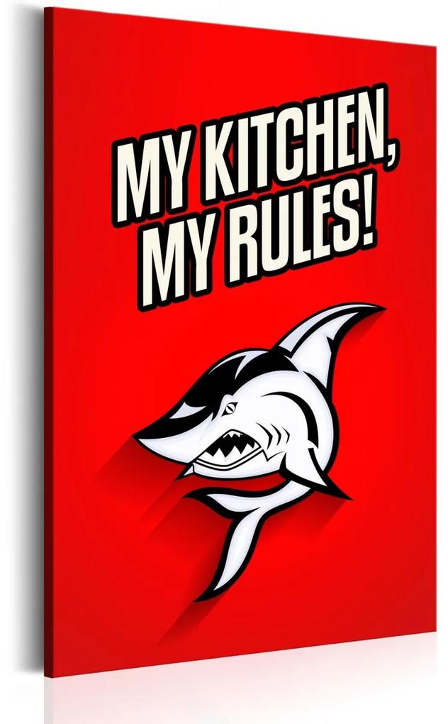 Obraz - My kitchen, my rules!