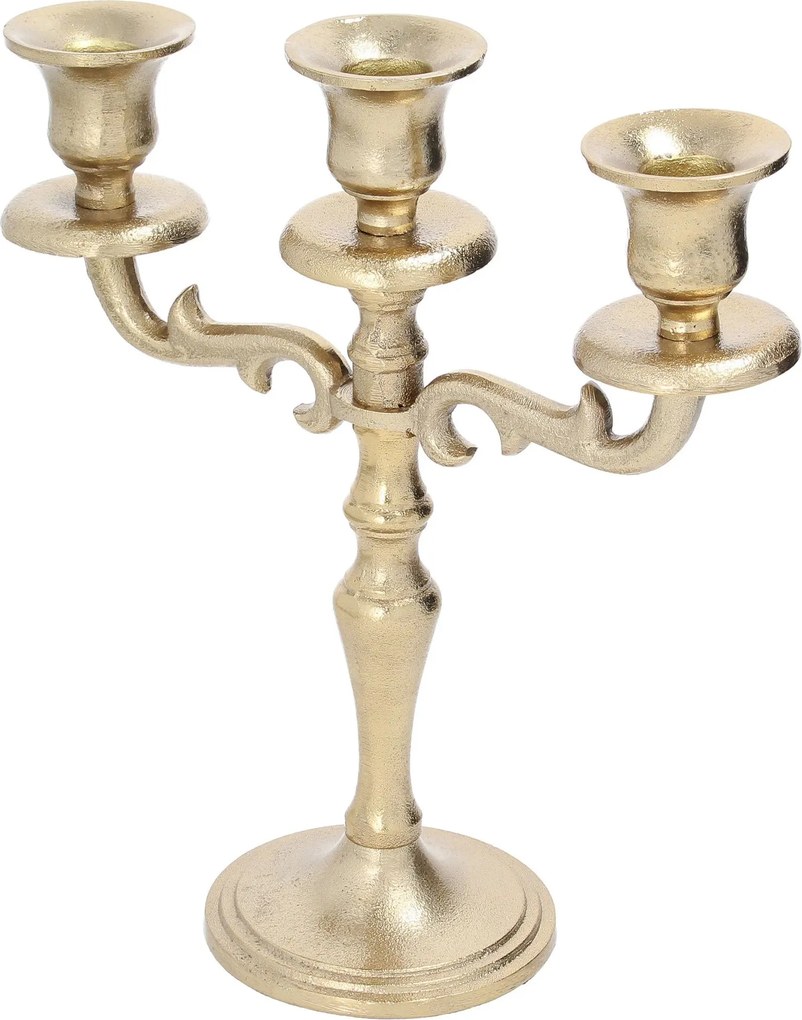 Svícen Golden Charm I 24x10x26 cm