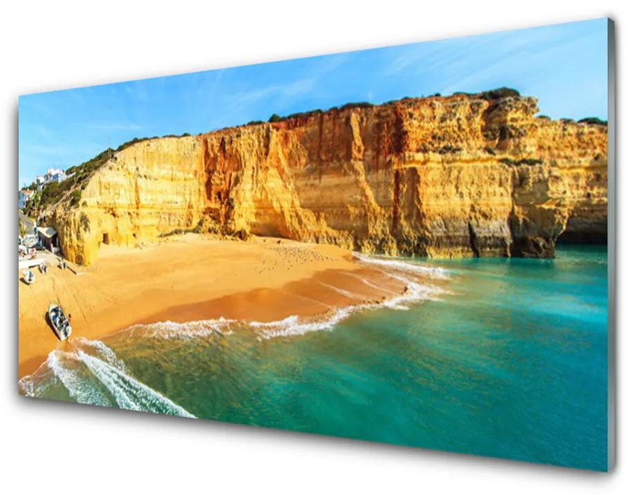 akrylový obraz Záliv Krajina 125x50 cm