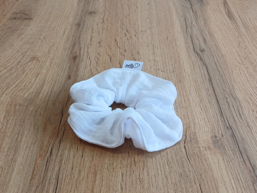 Mušelínové gumičky do vlasů Barva: Světle modrá